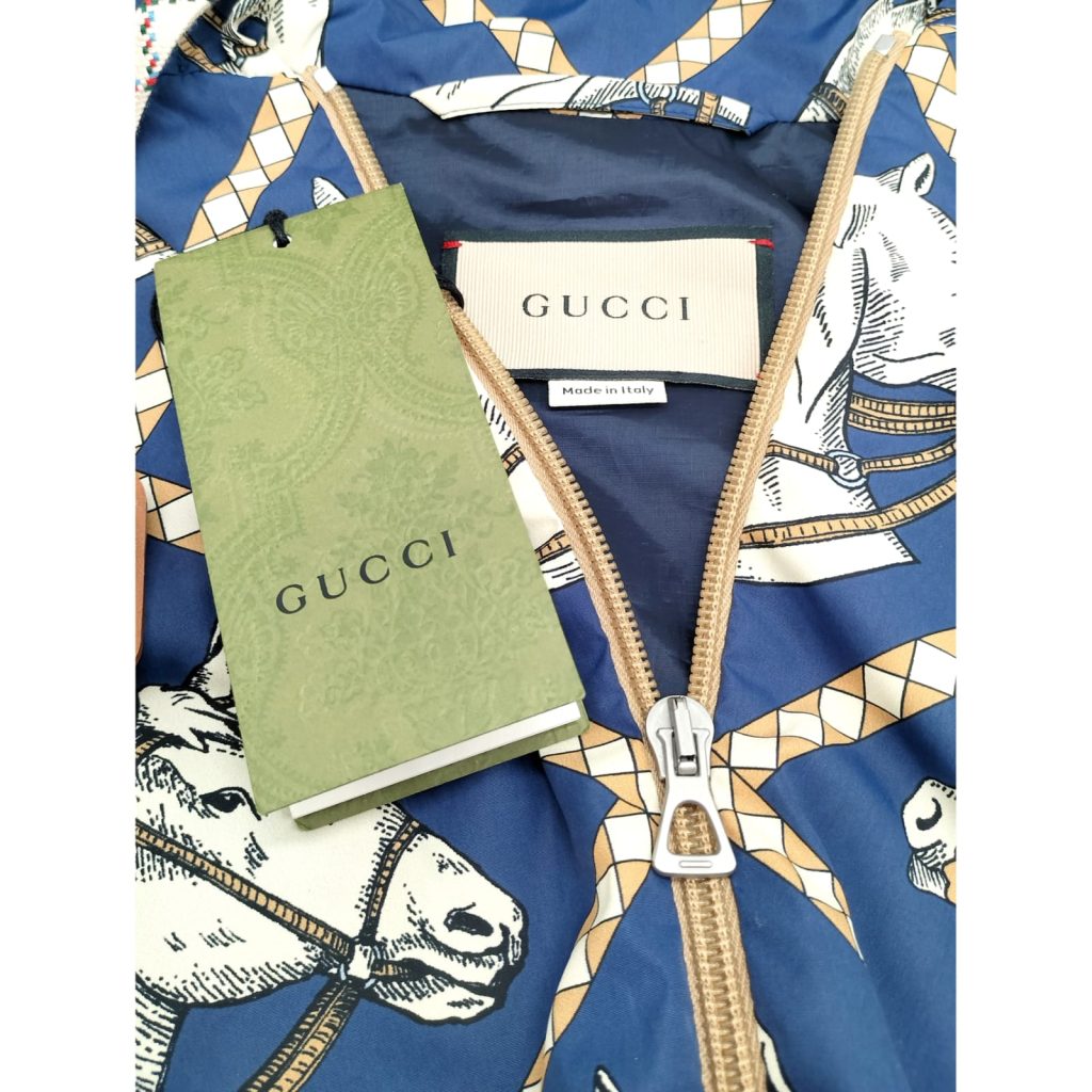 Gucci Equestrian Print Hooded Jacket – The Luxe Closet